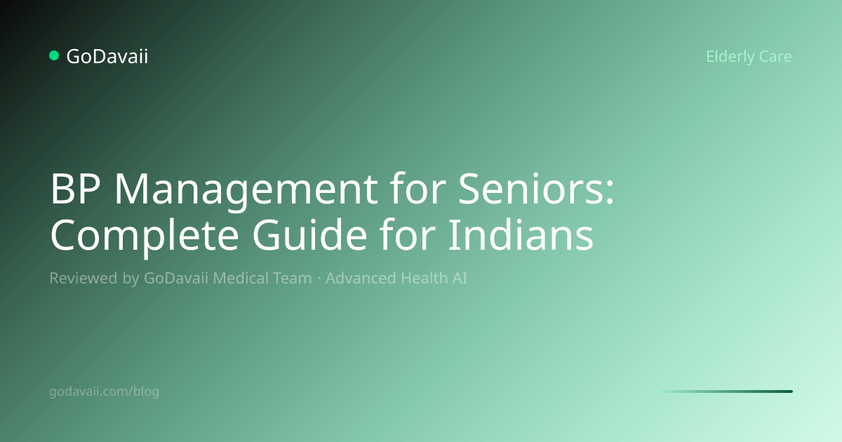BP Management for Seniors: Complete Guide for | GoDavaii