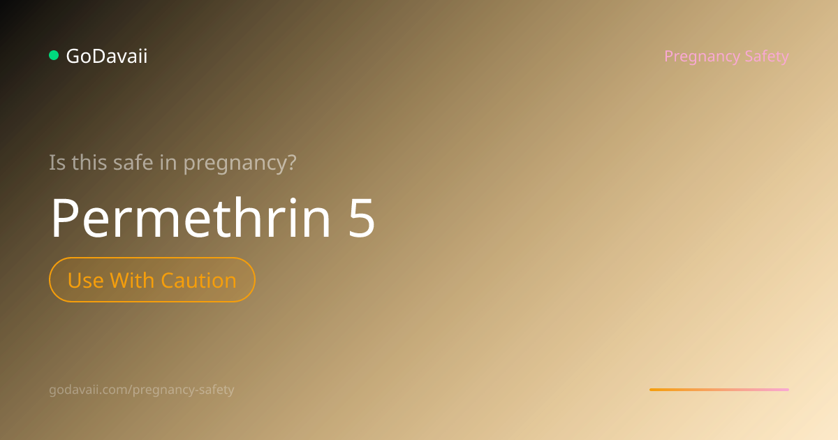 Is Permethrin(5 %) Safe During Pregnancy? | GoDavaii